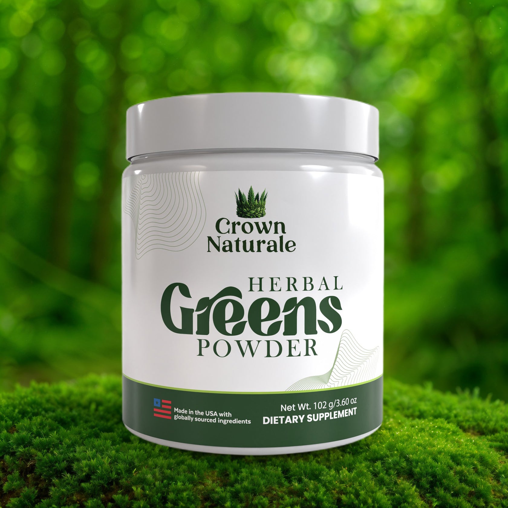 Herbal Greens Powder – Crown Naturale